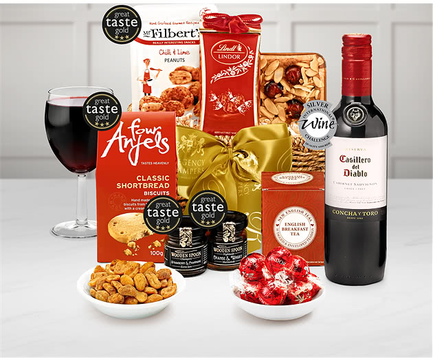Brunel Hamper With Red Wine - Regency Hampers