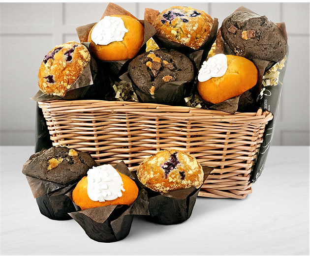 Fresh Muffin Share Basket - Standard - Regency Hampers