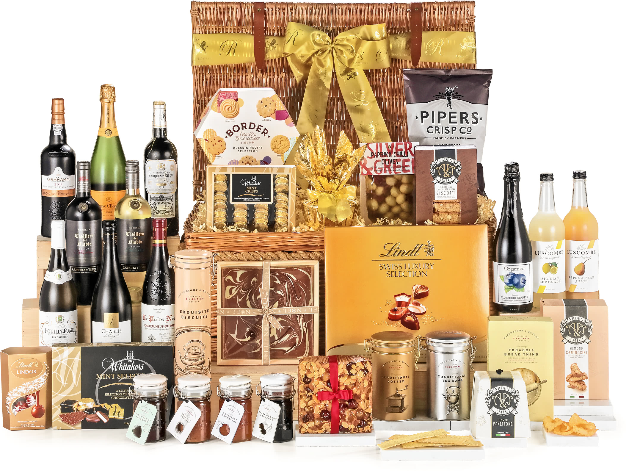 Windsor Royal Hamper With Veuve Clicquot Champagne - Regency Hampers