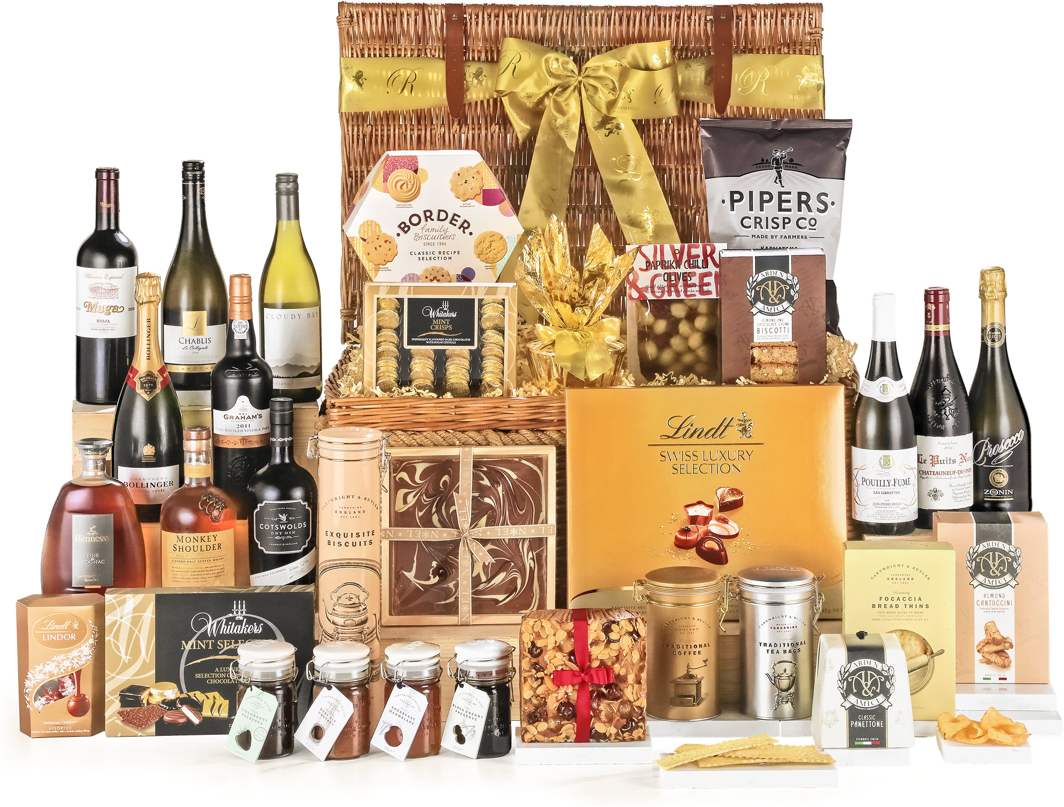 Blenheim Indulgence Hamper With Bollinger Champagne - Regency Hampers