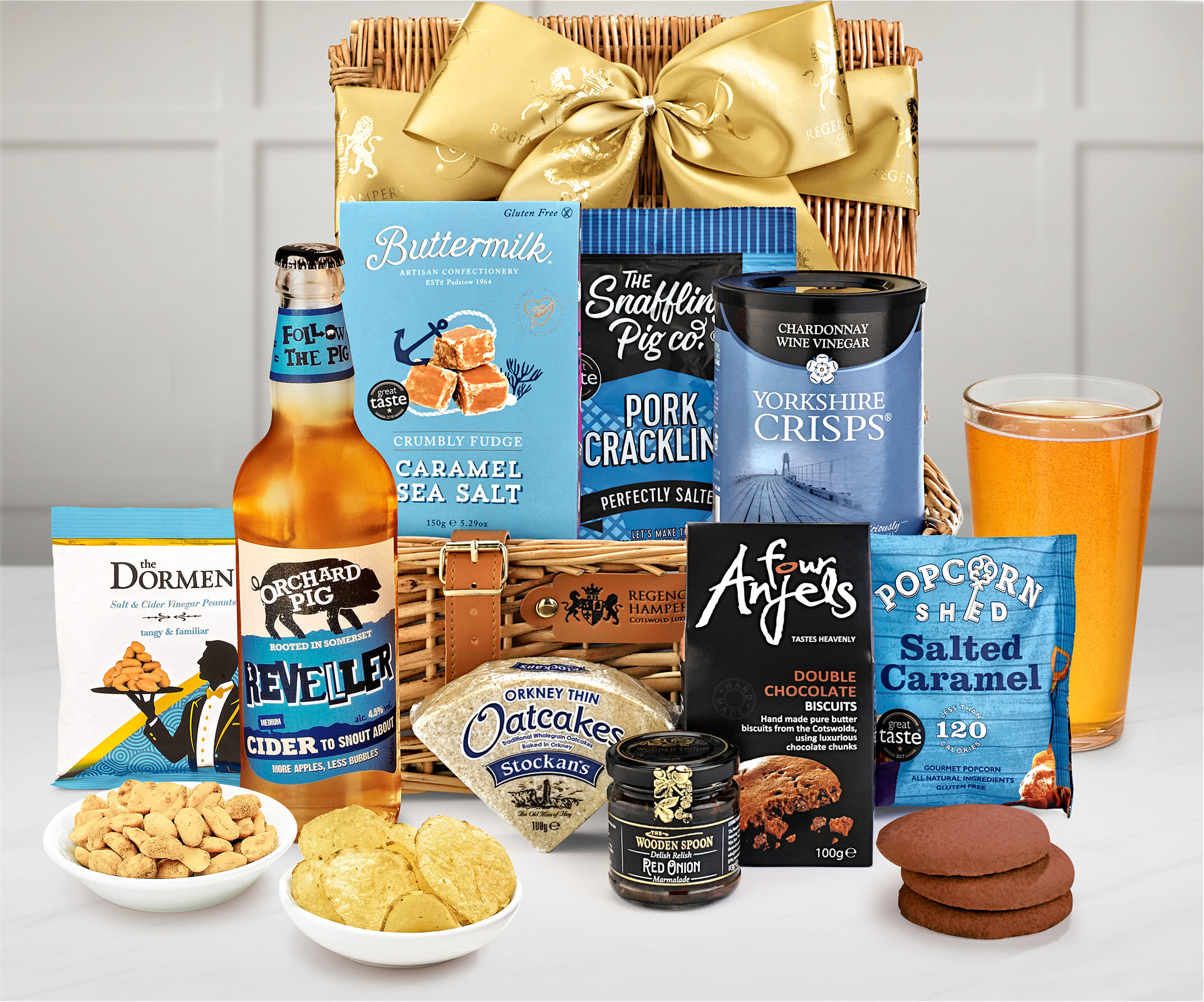 Gentleman's Selection Hamper With Cider - Regency Hampers
