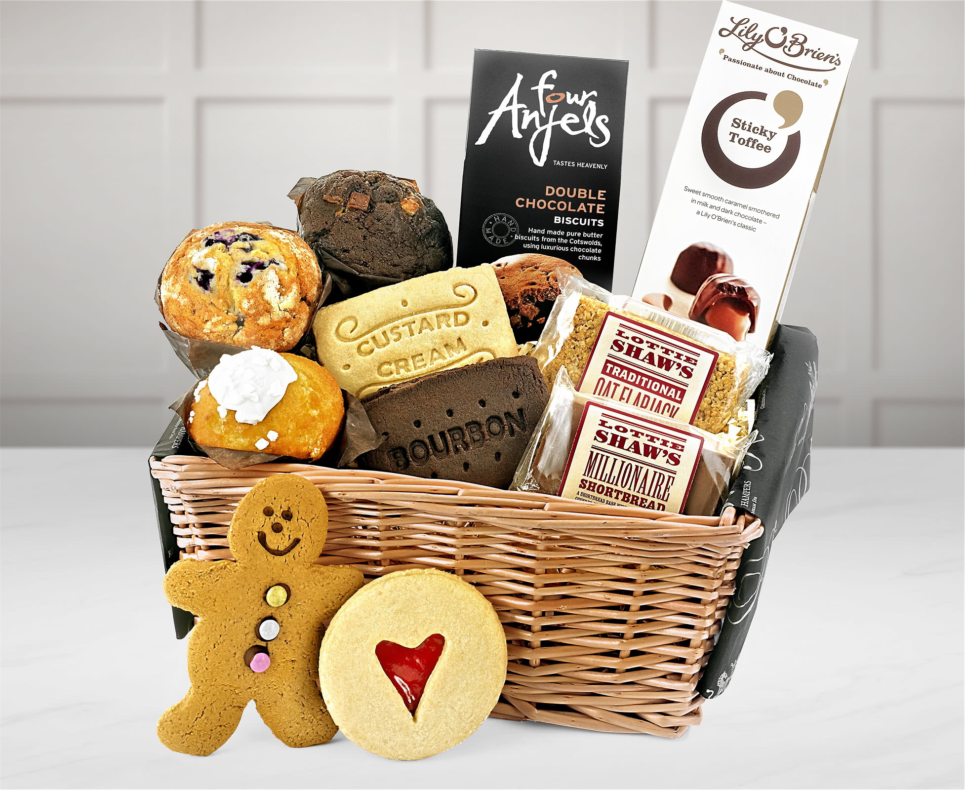 Muffin, Flapjack & Biscuit Share Basket - Regency Hampers