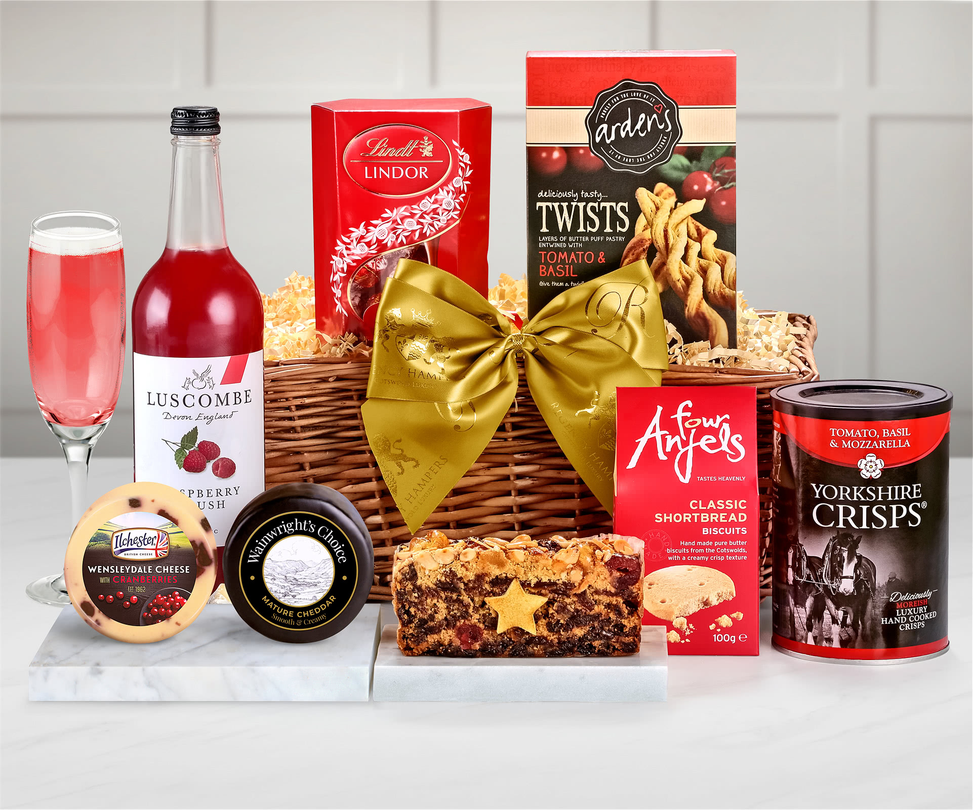 Retirement Stratford Hamper With Alcohol-Free Pressé - Regency Hampers