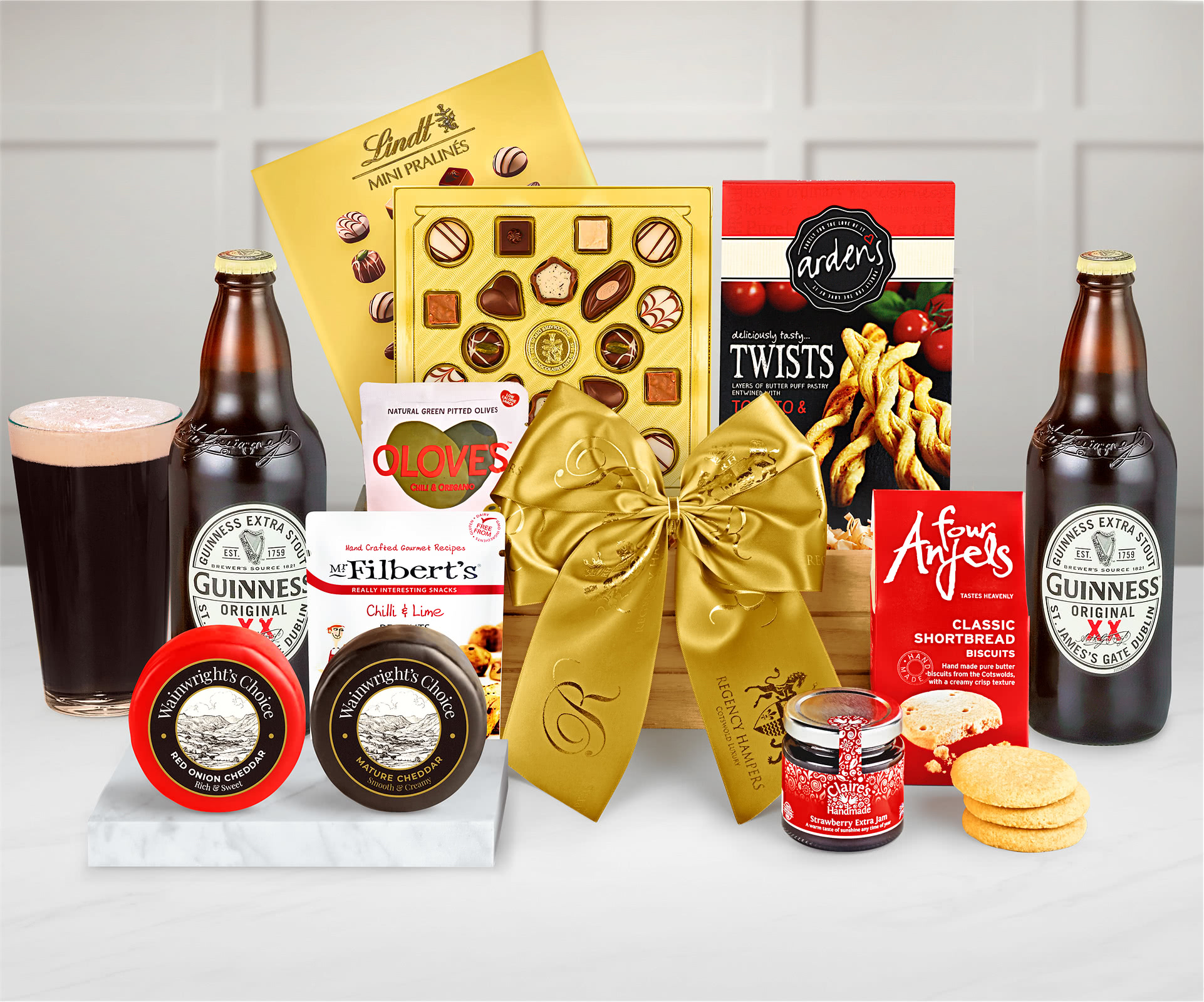 Birthday Coniston Wooden Box With Guinness - Regency Hampers