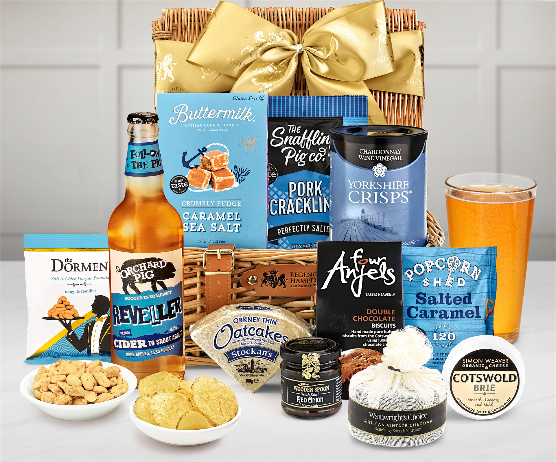 Get Well Soon Gentleman's Choice Hamper With Cider - Regency Hampers