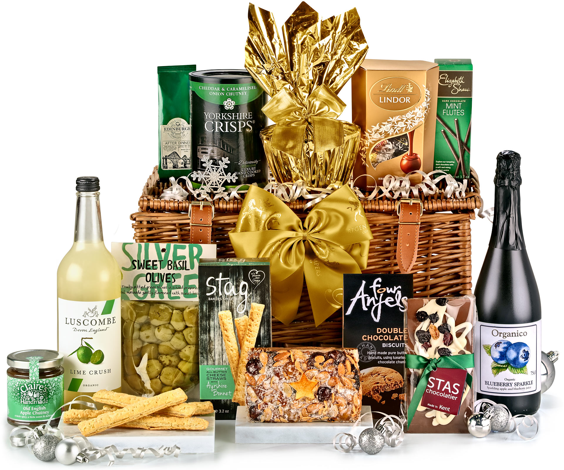 Festive Surprise Hamper With Alcohol-Free Pressés - Regency Hampers