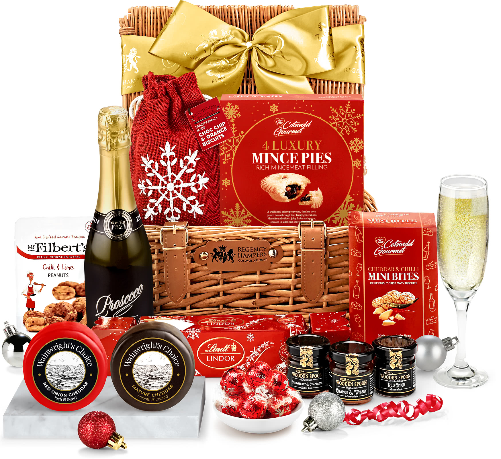 Winter Favourites Hamper With Prosecco - Regency Hampers